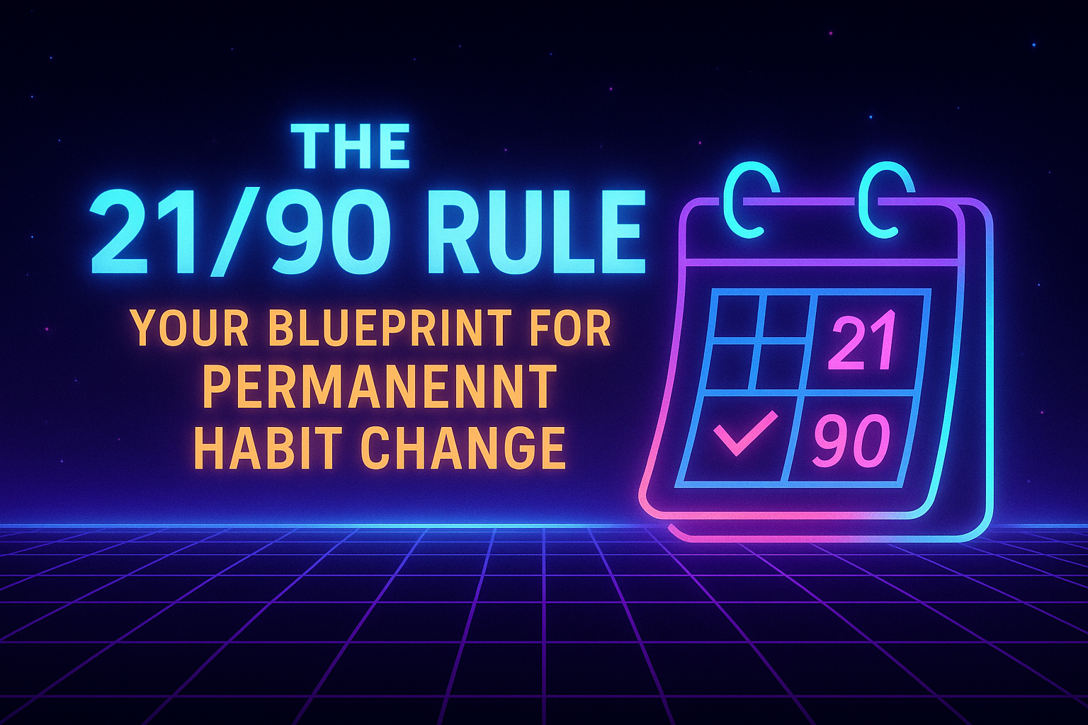 The 21/90 Rule: Blueprint for Habit Change